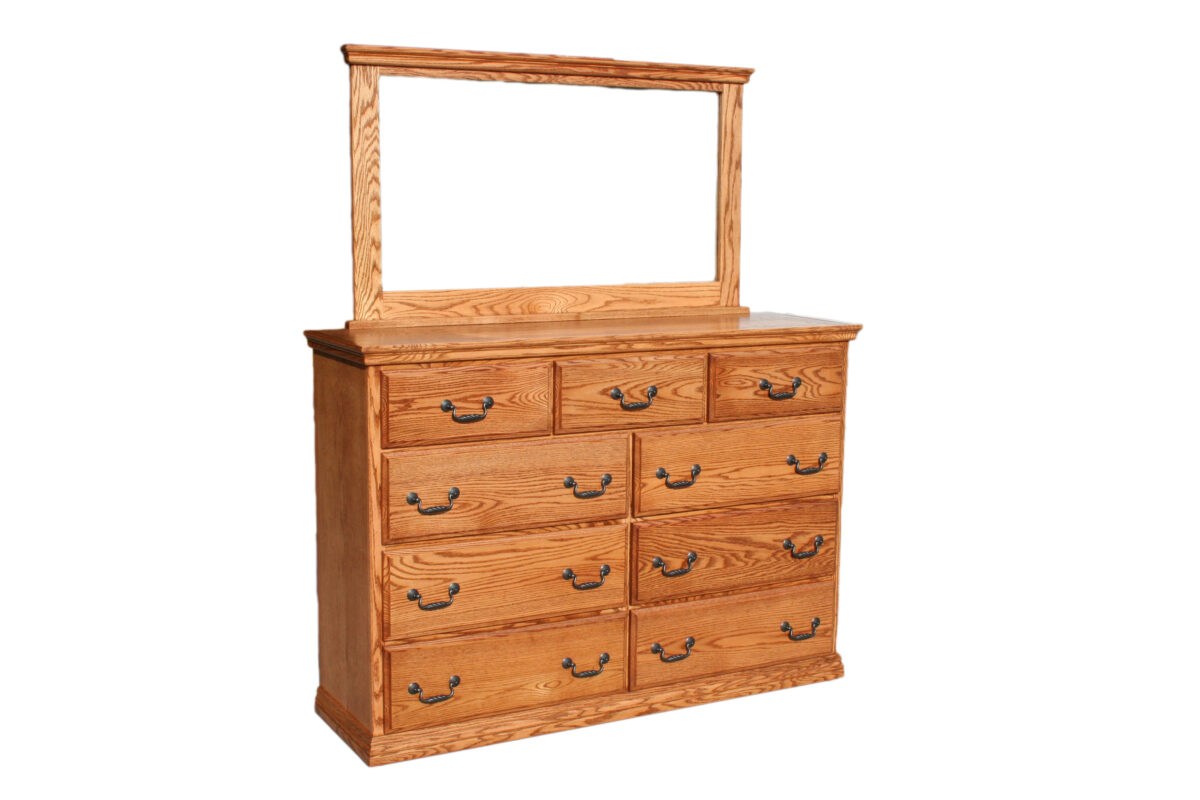 Traditional T453 60" W x 19" D x 42" H 9-Drawer Bedroom Mule Chest of ...