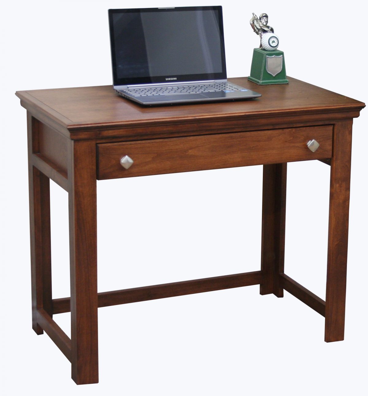 Traditional T370 36" W x 21" D x 30" H Wood Laptop Writing Desk with ...
